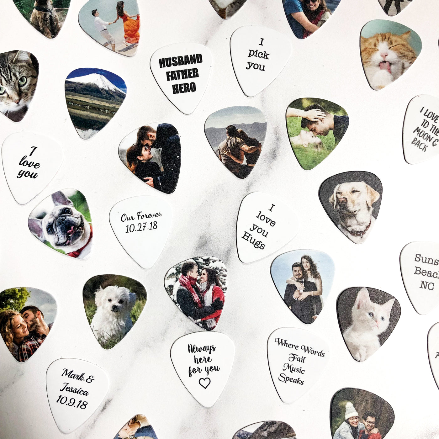 Personalized Guitar Picks - Laser Print Co.